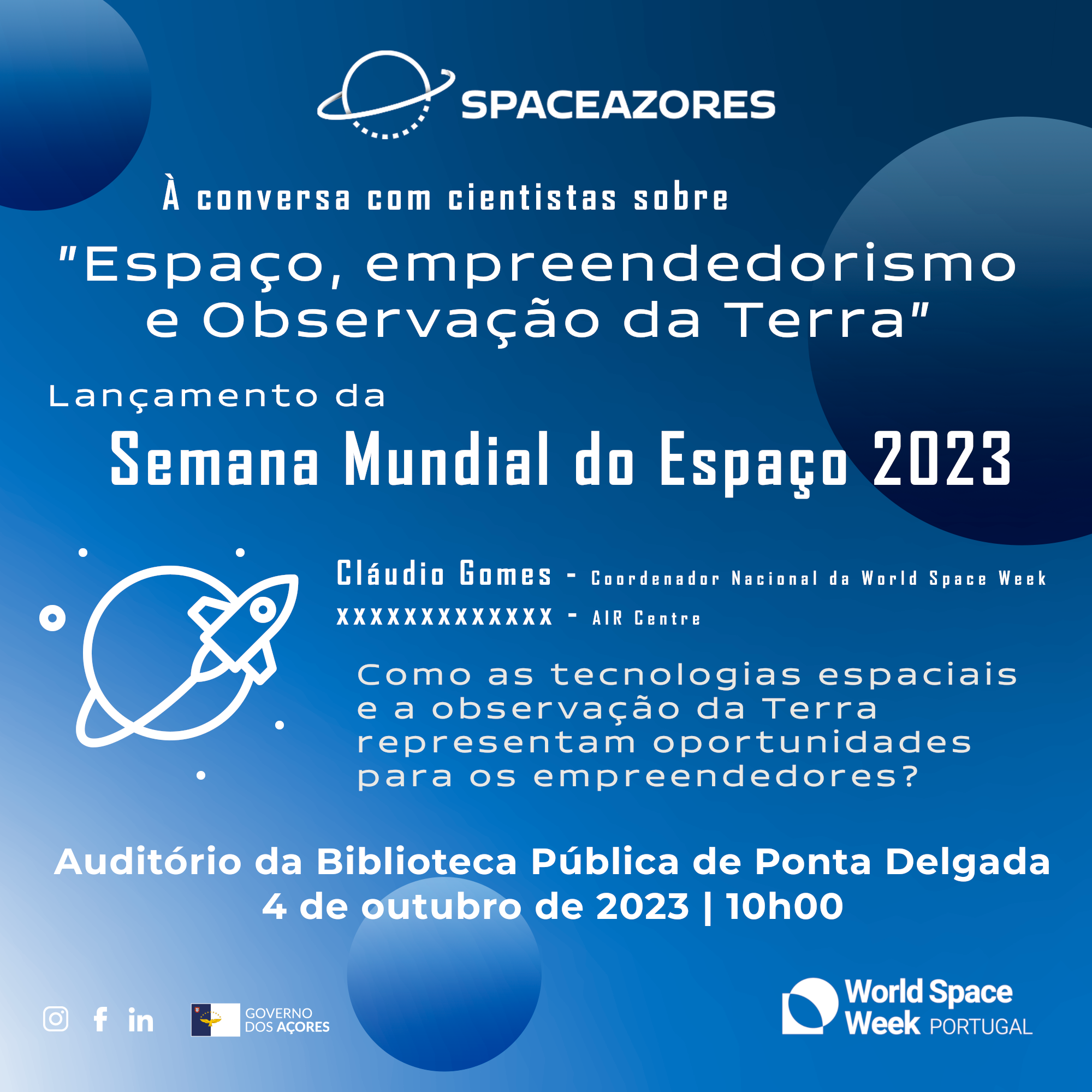 Space Azores World Space Week 2023 - Space Azores Space Azores World Space Week 2023 - Space Azores